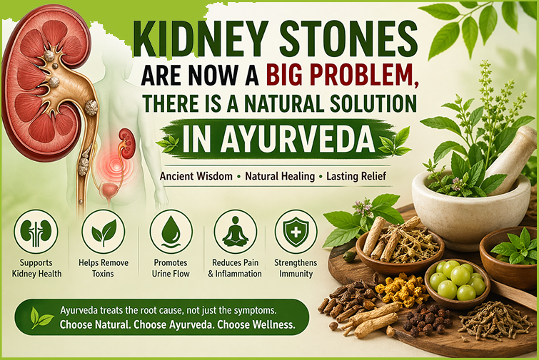 Kidney stones are now a big problem there is a natural solution in Ayurveda